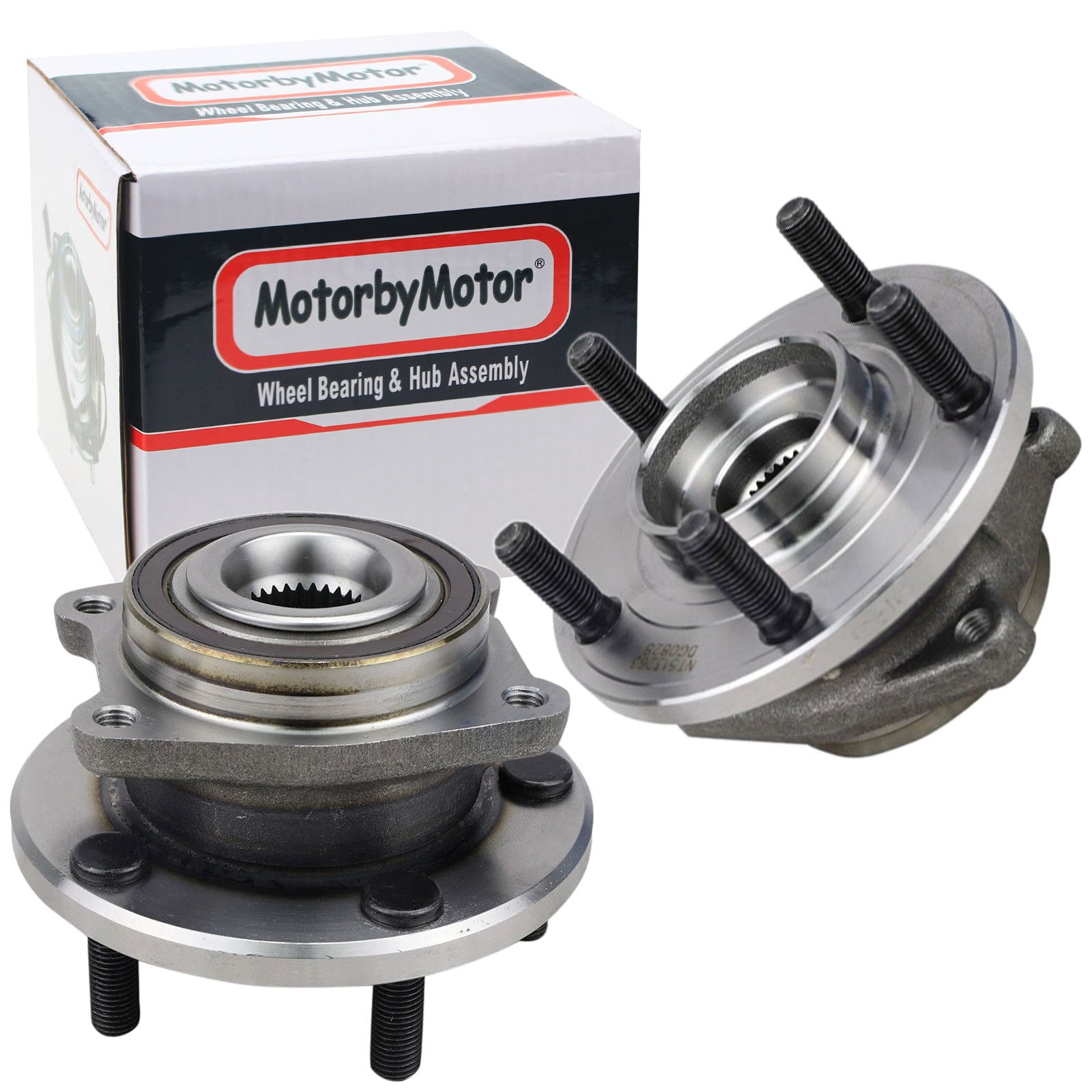 MotorbyMotor Front Wheel Bearing and Hub Assembly Replacement for 11-14 ...