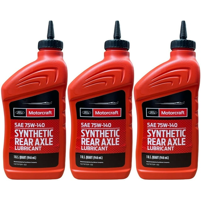 Motorcraft 75W140 Synthetic Gear Oil Fluid Rear Axle Lubricant Ford OEM ...