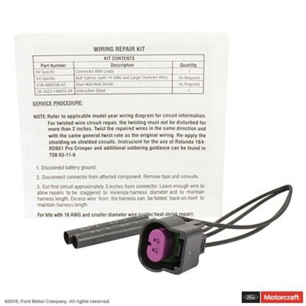 Motorcraft A/C Compressor Clutch Connector WPT-1101 Fits select: 2020 ...