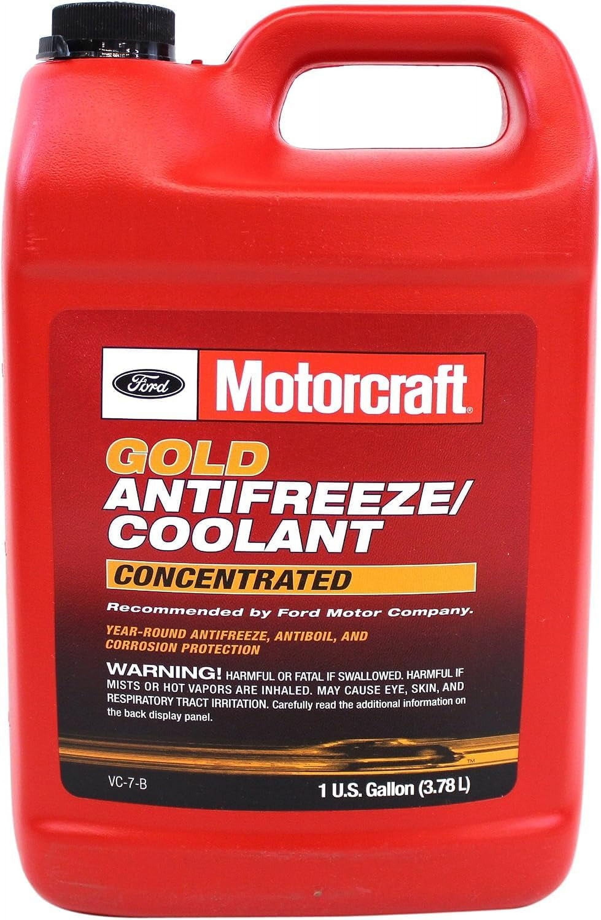 1 Gallon Engine Coolant/Antifreeze MOTORCRAFT GOLD Concentrated MPN # ...