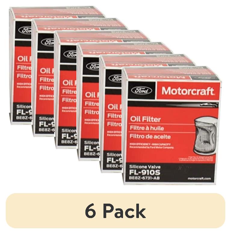 (6 pack) Motorcraft Oil Filter FL910SW - Walmart.com
