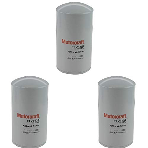 Motorcraft FL1995 Oil Filter Set of 3 for Super Duty 7.3L Powerstroke ...