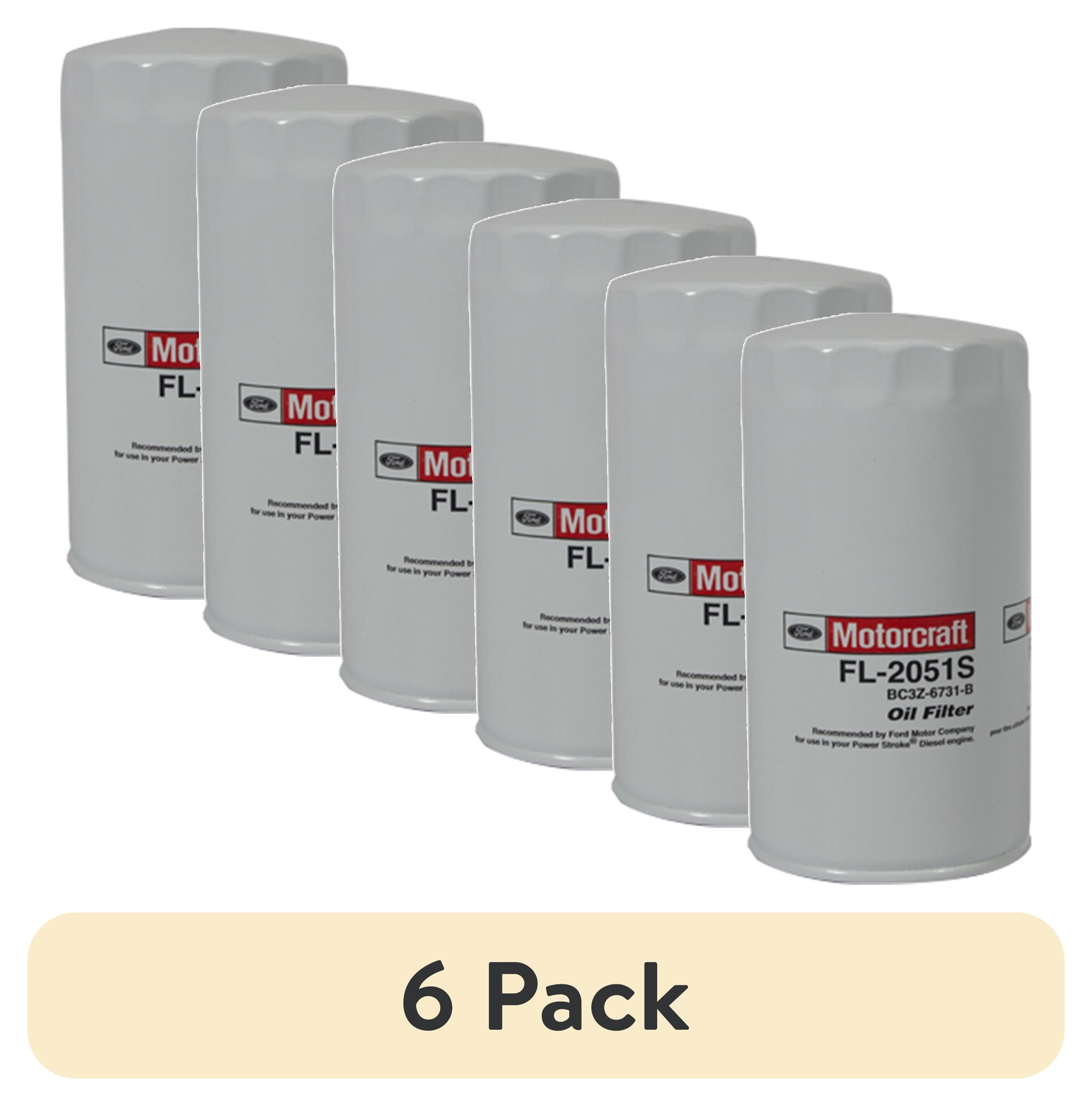 (6 pack) Motorcraft FL2051S Original Equipment Oil Filter Fits select ...