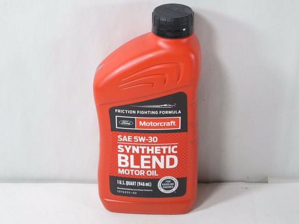Ford Motorcraft SAE 5W-30 Full Synthetic Motor Oil, 1 Case (12 Quarts ...