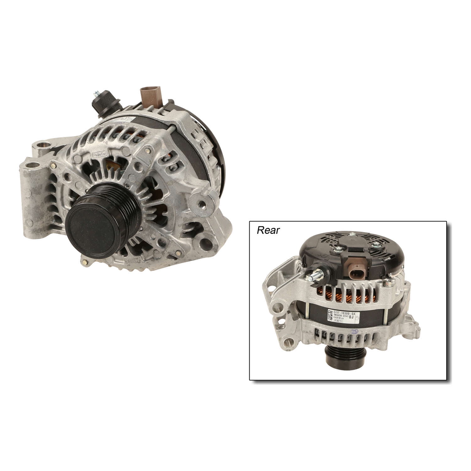 Motorcraft OE Replacement - 100% New Alternator Fits select: 2013-2019 ...