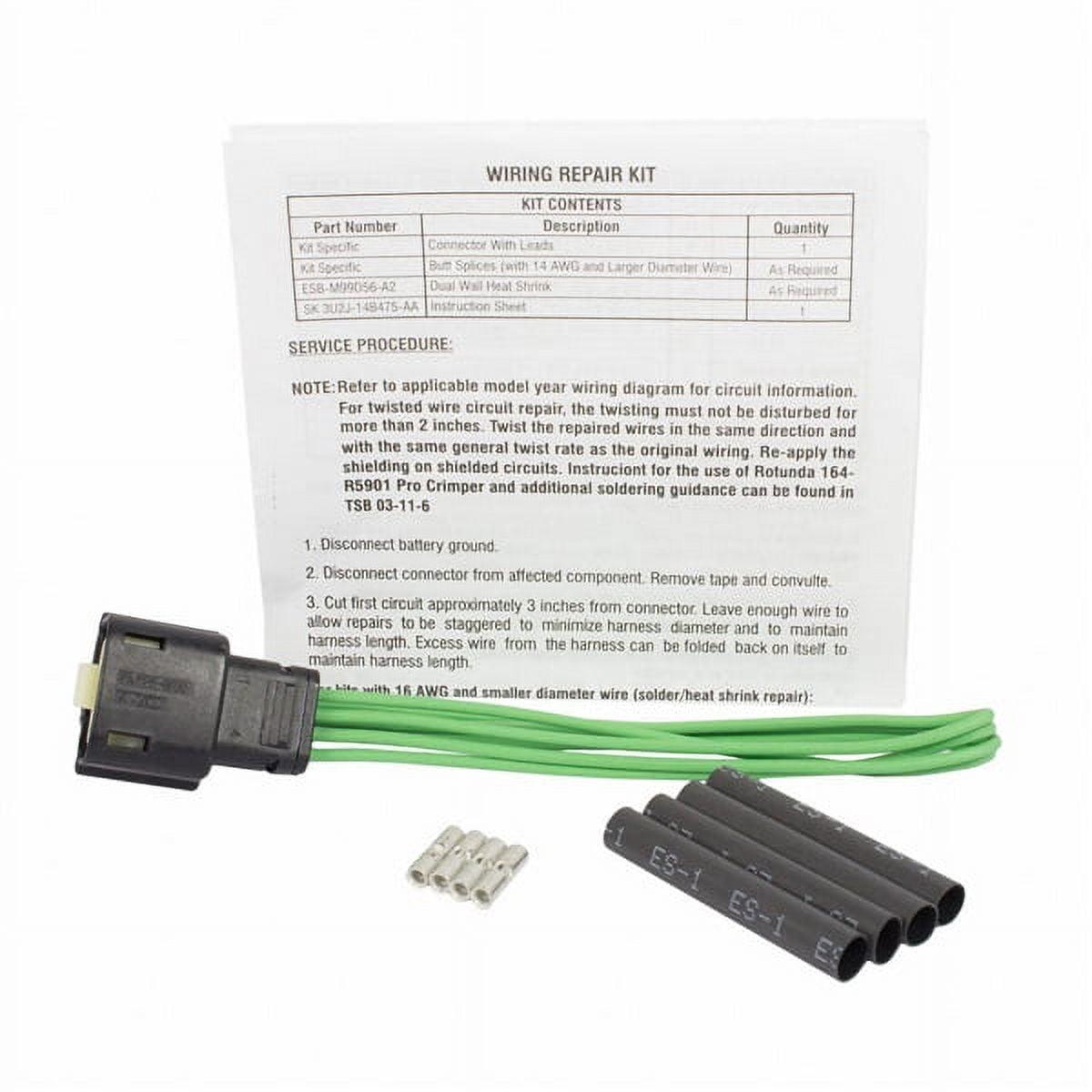 Motorcraft Seat Belt Pretensioner Connector WPT-1427 Fits select: 2010 ...