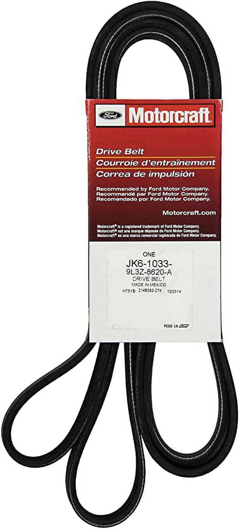 Motorcraft Serpentine Belt JK6-1033 Fits select: 2009-2010 FORD F150 ...