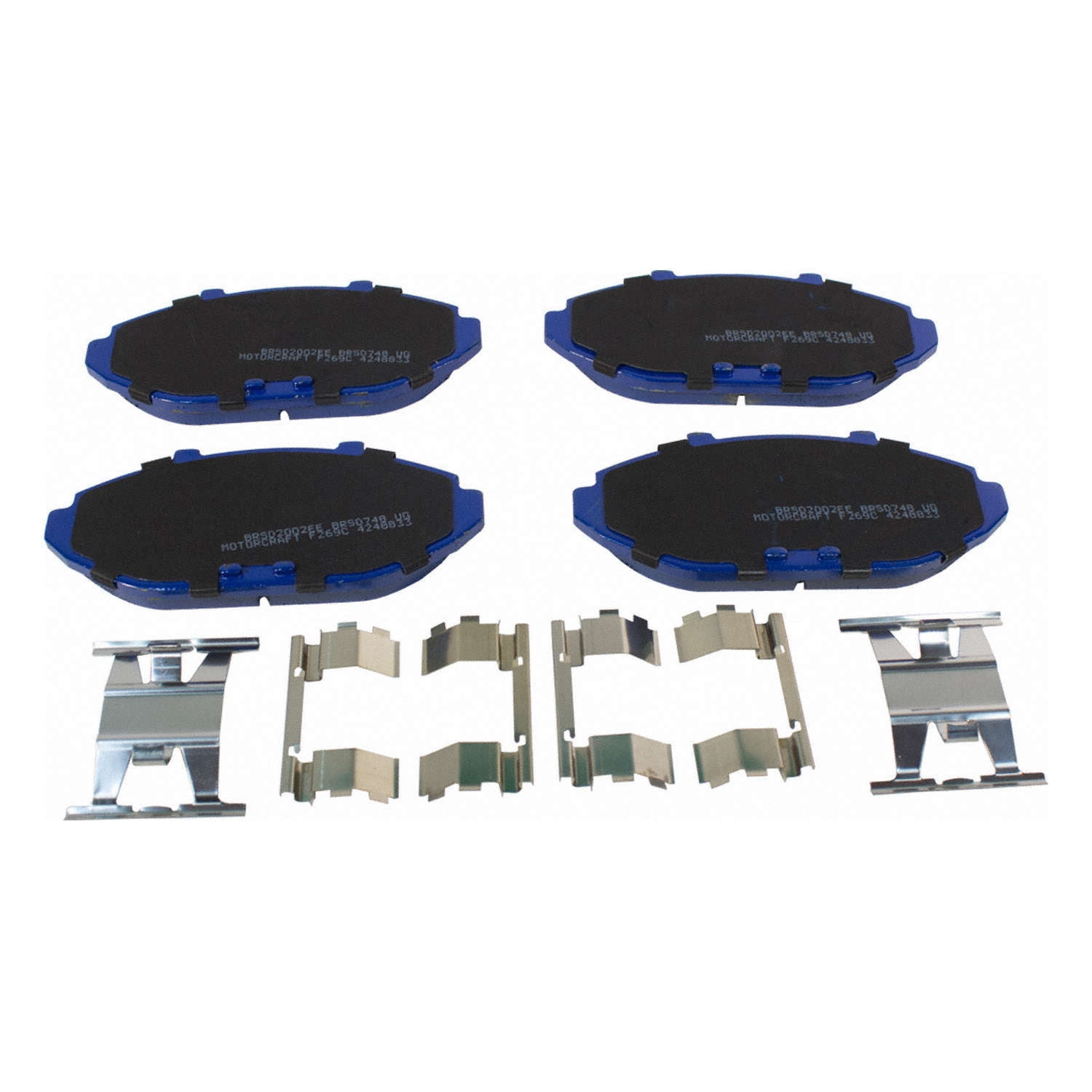 Motorcraft Super Duty Brake Pad Set, w/ Hardware and Shims Fits select ...