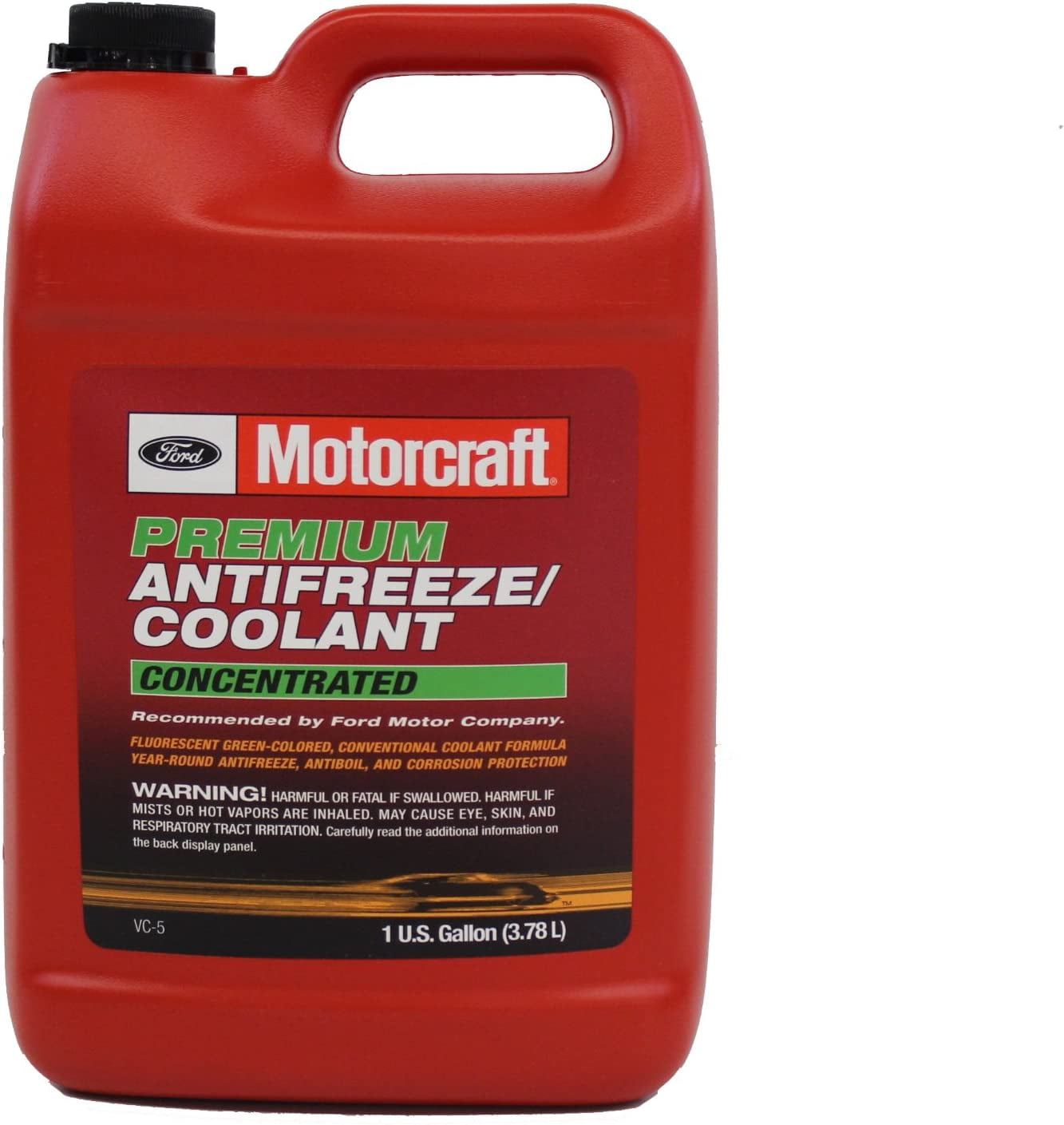 Motorcraft VC-5 Premium Concentrated Antifreeze / Coolant - Gallon ...