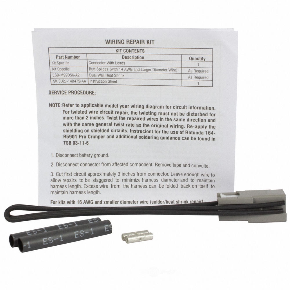 Motorcraft WPT-1078 Heated Seat Element Connector - Walmart.com