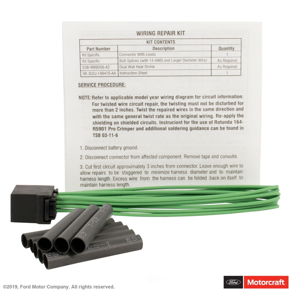 Motorcraft WPT-1183 Tpms Control Unit Connector Fits select: 2011-2014 ...