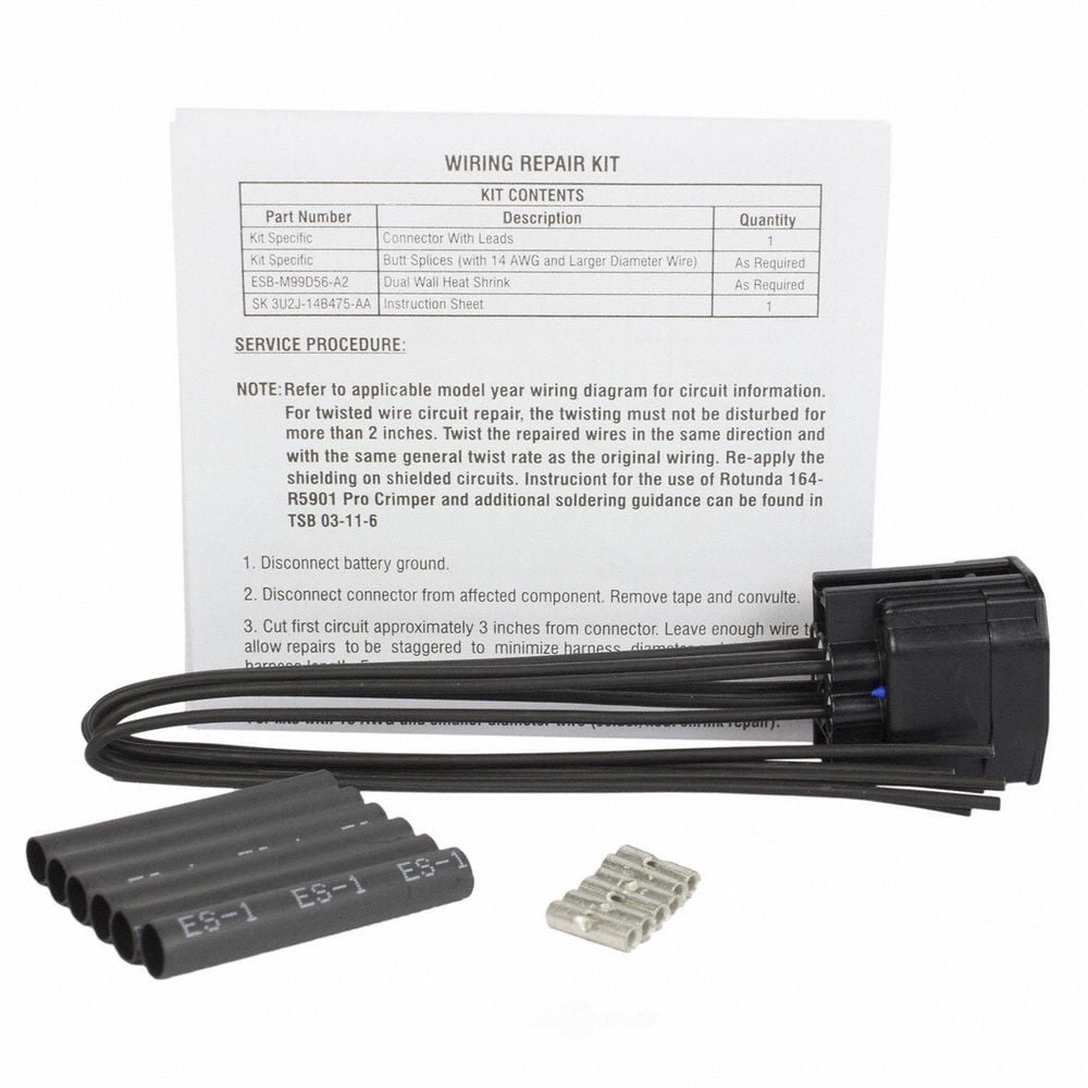 Motorcraft WPT-1344 Power Window Motor Connector Fits select: 2015-2020 ...