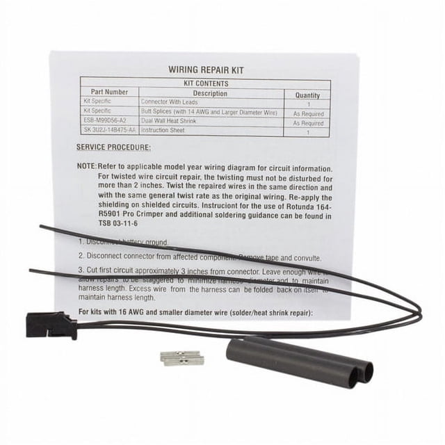 Motorcraft WPT-1412 Vanity Mirror Connector Fits select: 2015-2023 FORD ...