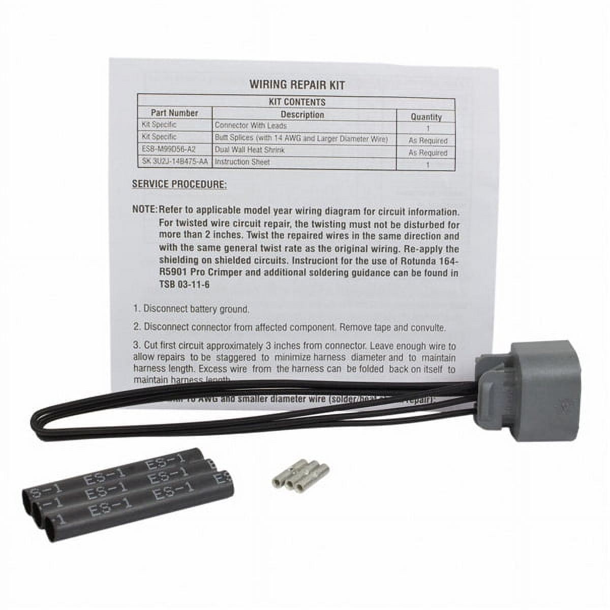 Motorcraft WPT-1413 Fuel Tank Pressure Transducer Sensor Connector Fits ...