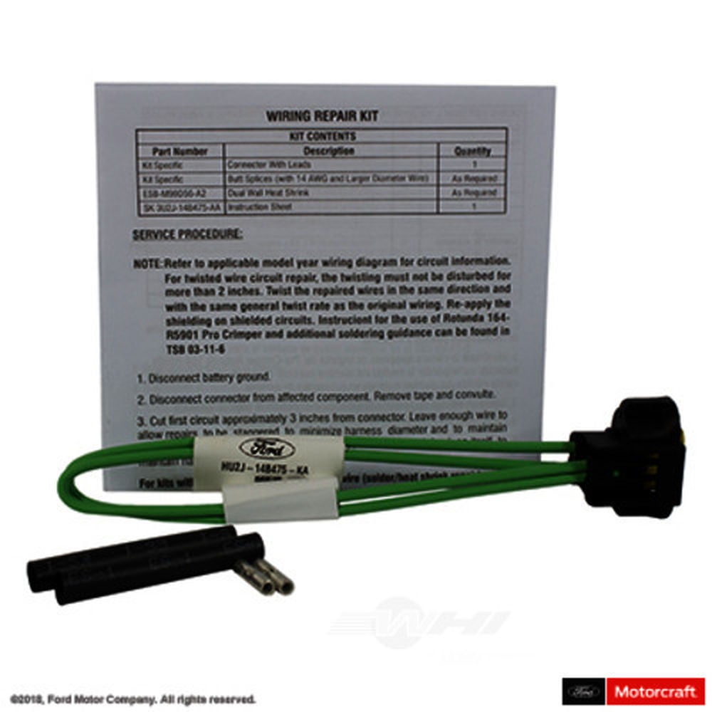 Motorcraft WPT-1497 Fog Light Switch Connector Fits select: 2017-2022 ...