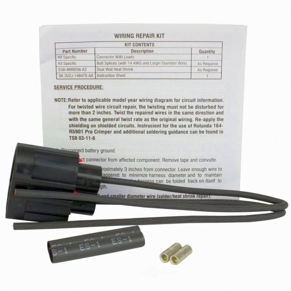 Motorcraft WPT-910 Engine Cooling Fan Motor Connector Fits select: 2009 ...