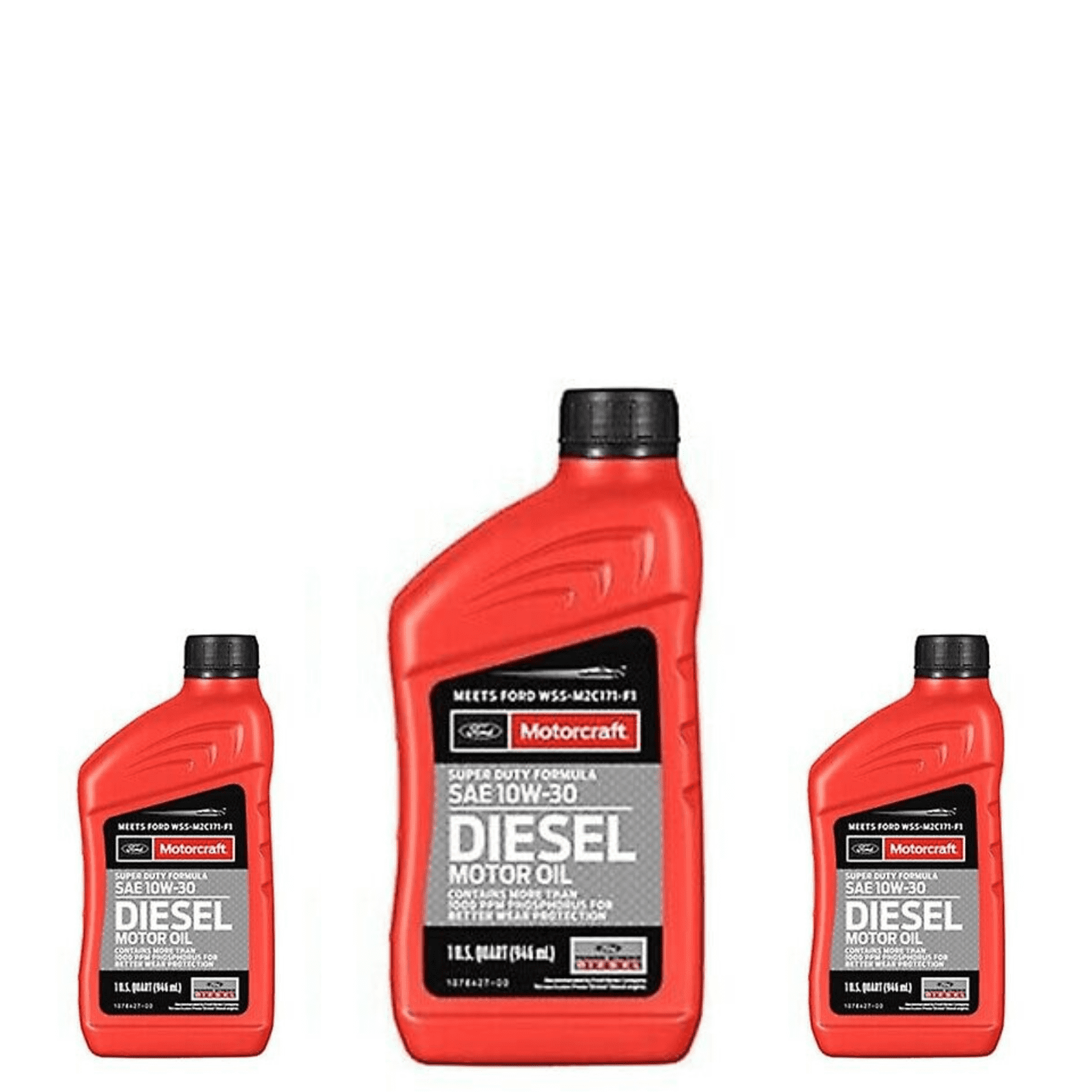 Motorcraft XO10W30QSDF - SAE 10W-30 Synthetic Blend Motor Oil, Pack of ...