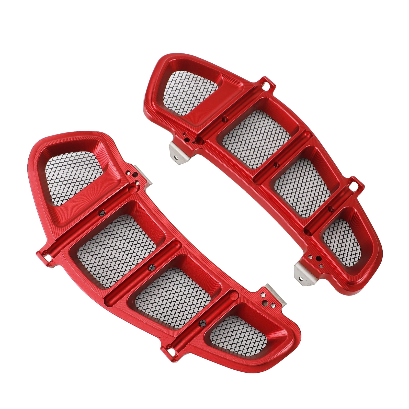 Motorcycal Radiator Guard Protector Radiator Cover Red For Vespa Gts ...