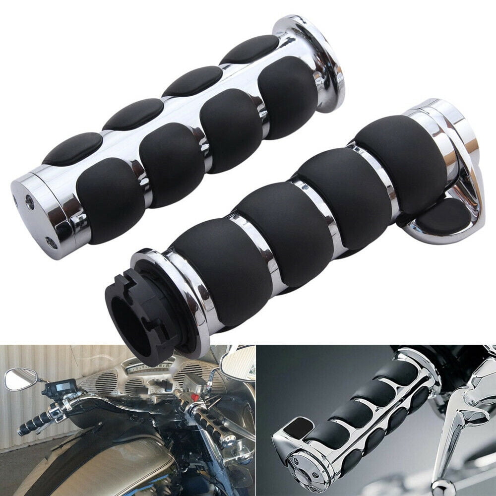 Motorcycle 1" Handlebar End Hand Grips For Honda VTX1300C VTX1300R ...
