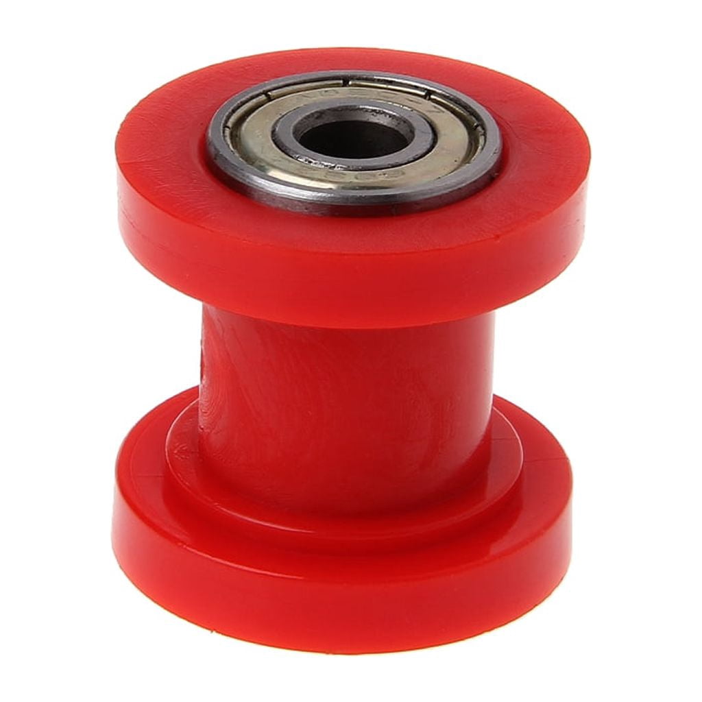 Motorcycle 10mm Drive Chain Pulley Roller Slider Tensioner Wheel Guide ...