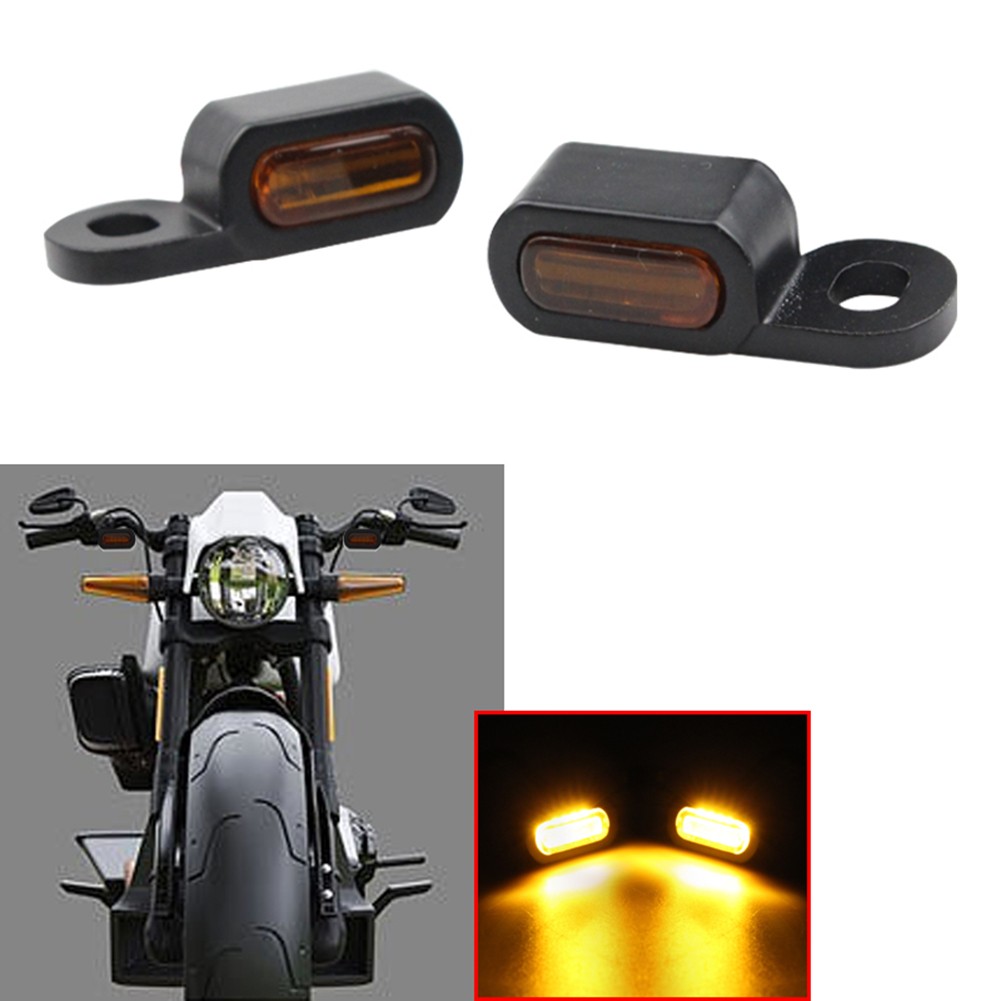 Motorcycle 12V LED Mini Turn Signal Indicator Running Light W/ E Mark ...