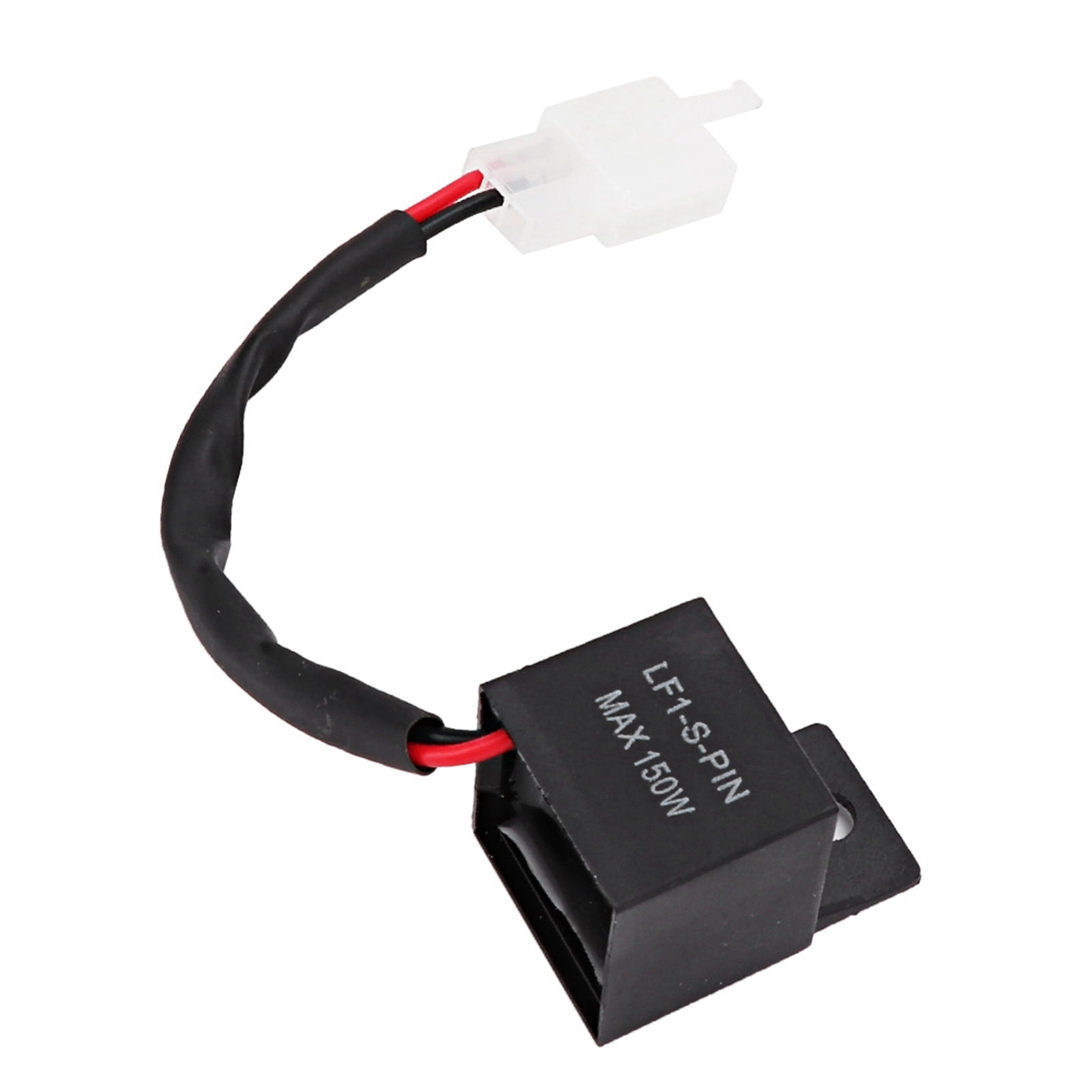 Motorcycle 2 PIN Flasher Relay Decoder for LED Turn Signal Light for ...