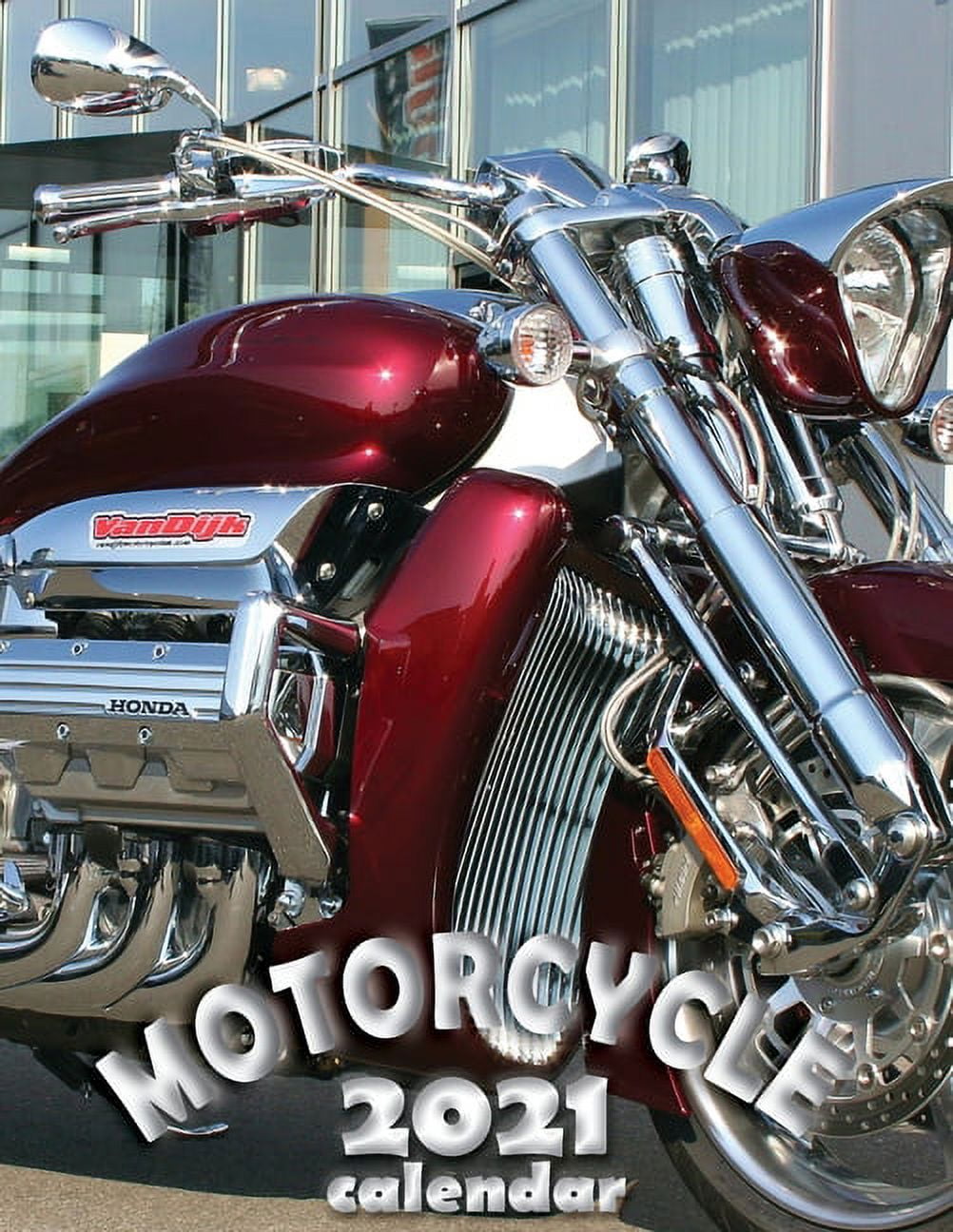 Motorcycle 2021 Calendar - Walmart.com