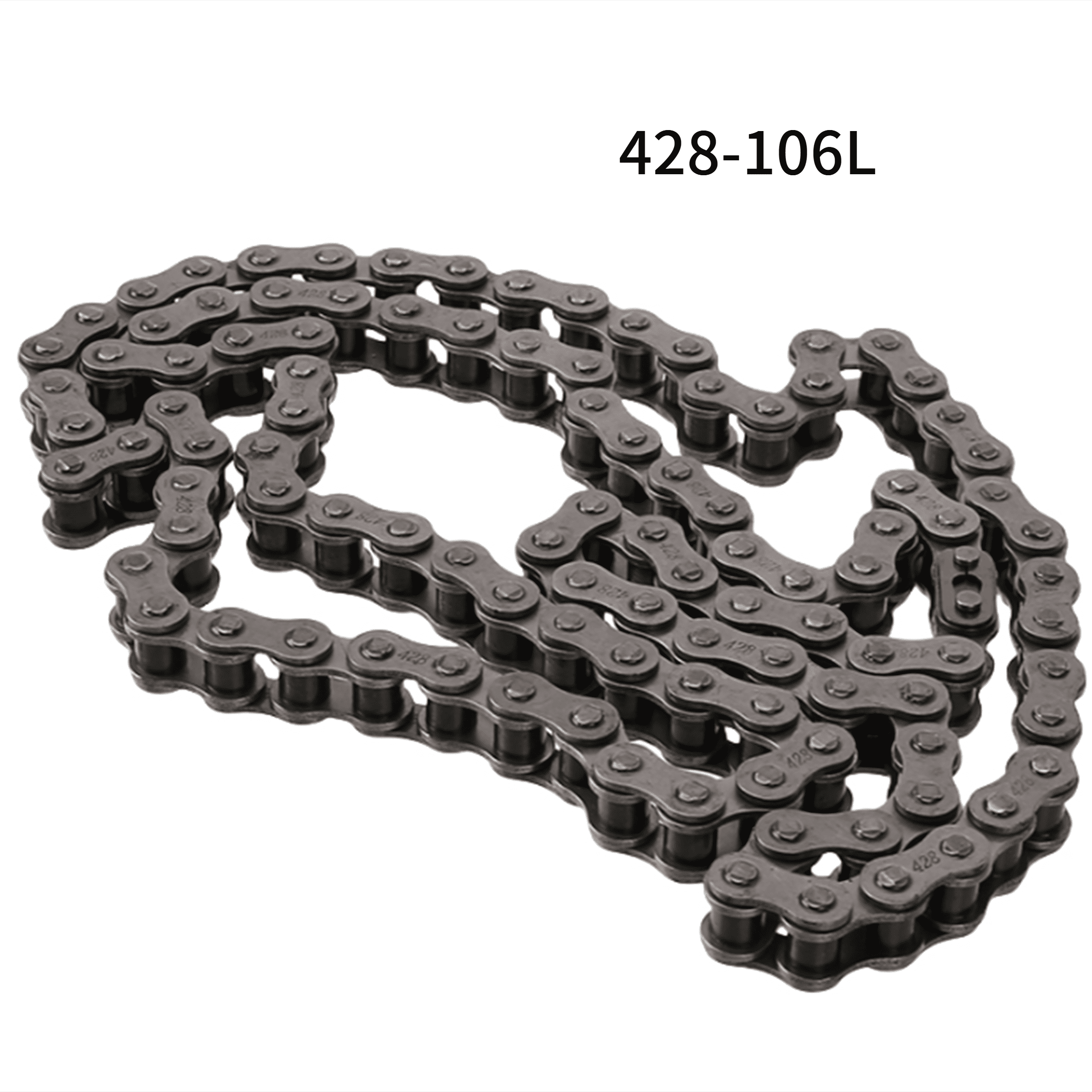 Motorcycle 428 Chain 104L/106L/108L/122L/140L/168L Links Fit for 50cc ...