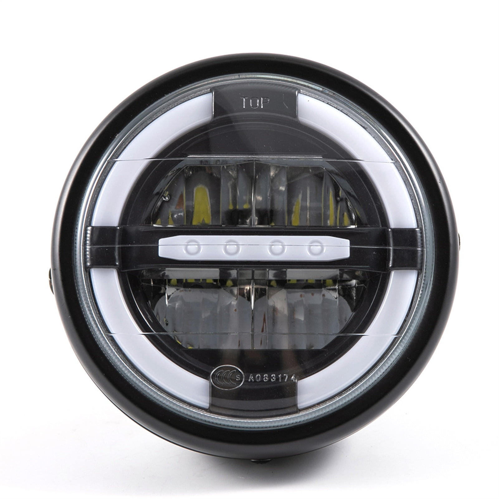 Motorcycle 7 inch LED Headlight for Harley Choppe Bobber Street Tracker ...