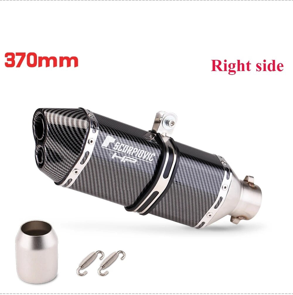 Motorcycle AK Exhaust Pipe Muffler slip on For Nmax Tmax FZ1 R6 R15 R3 ...