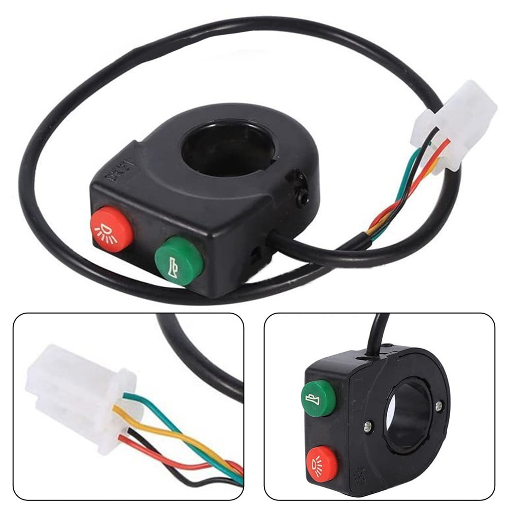 Motorcycle ATV Handlebar Horn Headlight Switch Button Turn Signal ...