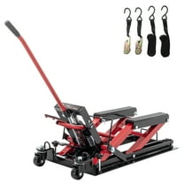 BENTISM Hydraulic Motorcycle Lift, 350lbs Capacity, Scissor Jack Stand ...