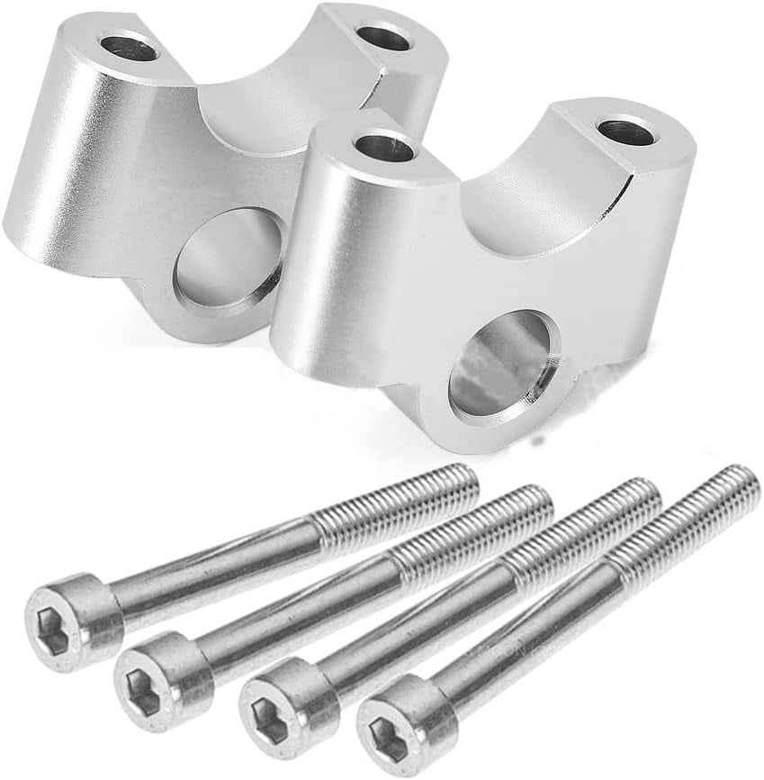 Motorcycle Accessories CNC Handlebar Bar Riser Clamps Adapter Compatible with BMW R1200GS 13-19 ...