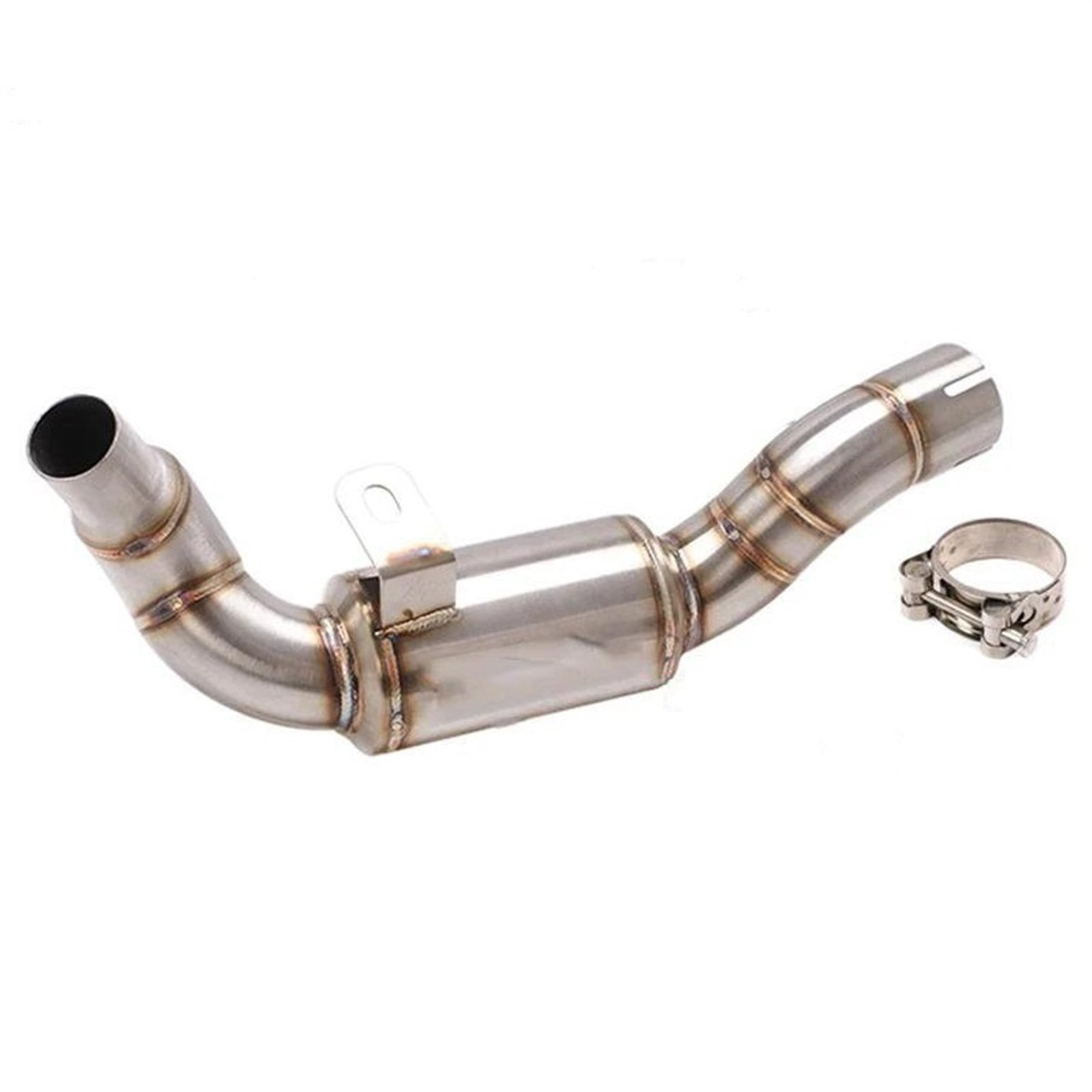 Motorcycle Accessories Exhaust Slip On Middle Link Pipe Tube Stainless ...