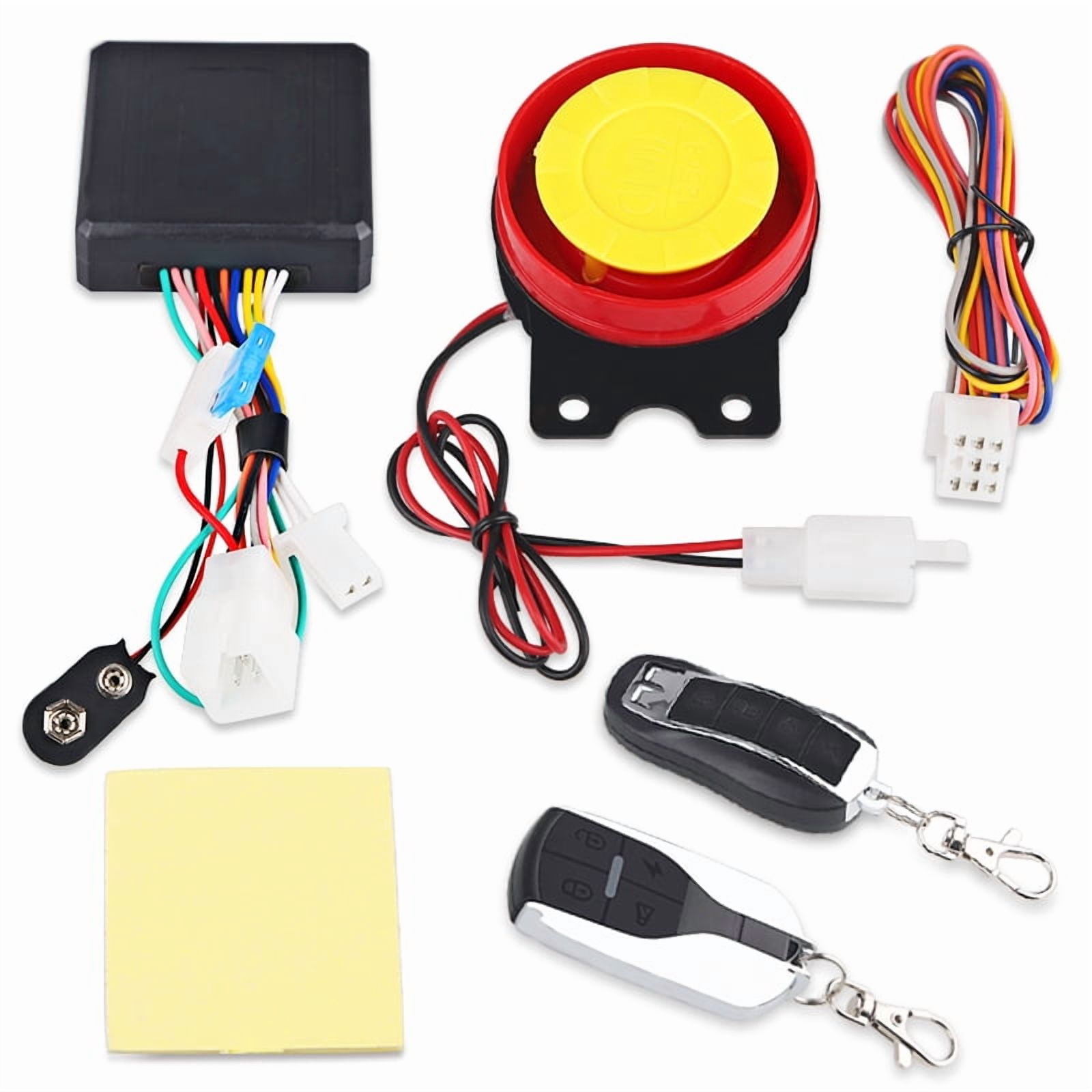 Motorcycle Alarm Anti-Theft Security Alarm System Remote Control Engine ...