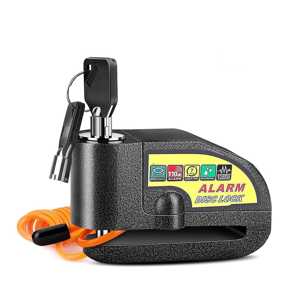 Motorcycle Alarm Disc Brake Lock, Motorcycle Locks Anti-Theft Security ...