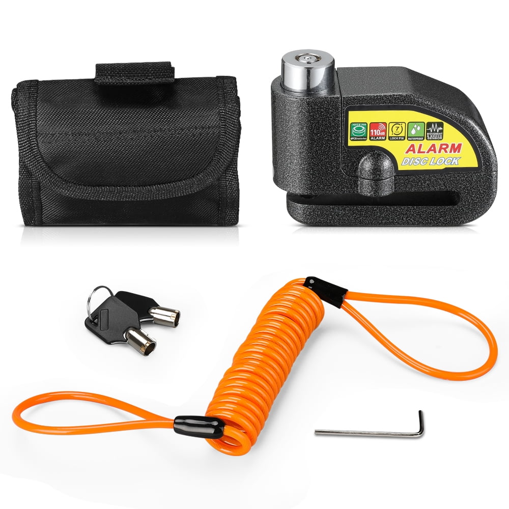Motorcycle Alarm Lock Security Anti-Theft Disc Brake 110Db For ...