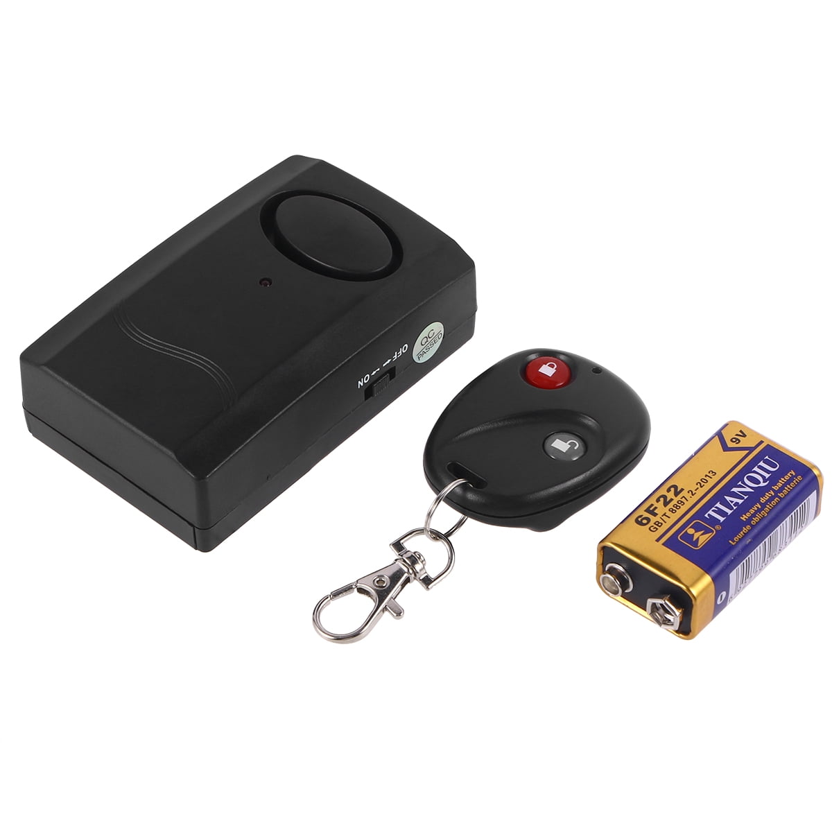 UKCOCO Motorcycle Alarms with Remote Sound Alarm Black 1 Set - Walmart ...