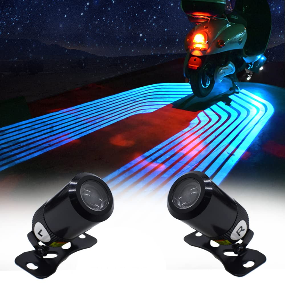Motorcycle Angel Wings Projection Light Kit, Underbody Waterproof Ghost ...