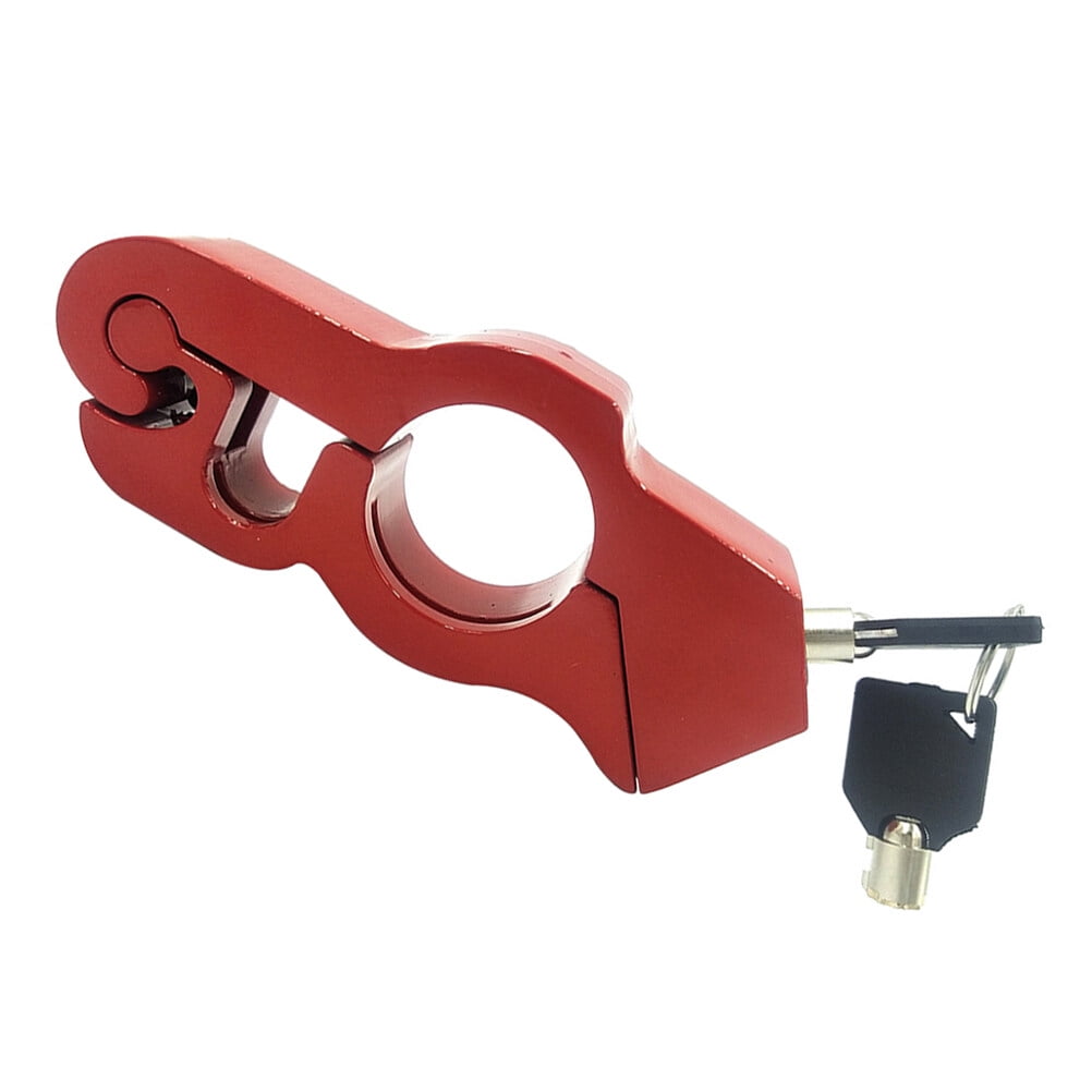 NIAIZEK Handlebar Design Motorcycle Handlebar Lock Red Aluminum Alloy 1 ...