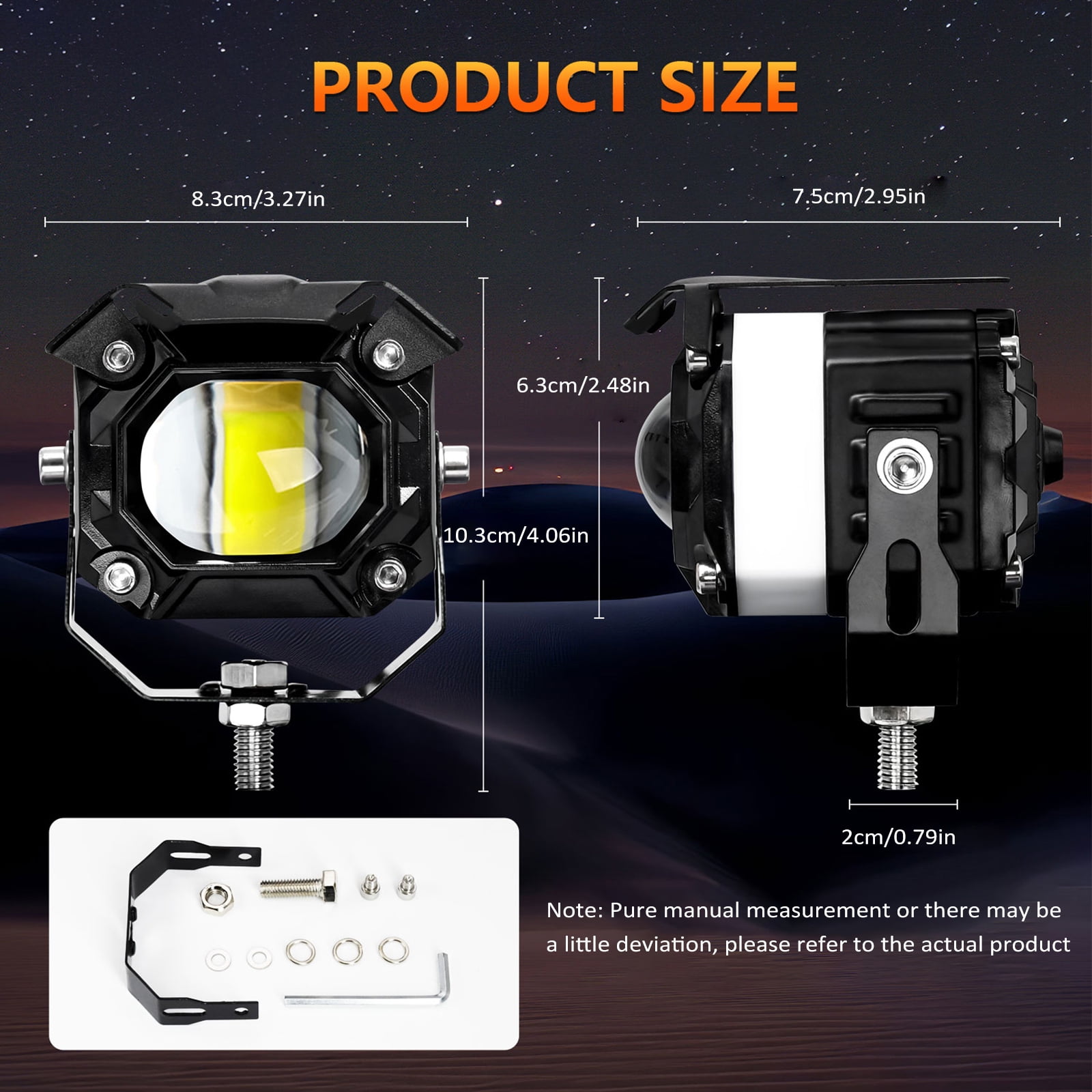 Motorcycle Auxiliary Lights,Modes Waterproof Auxiliary Waterproof ...