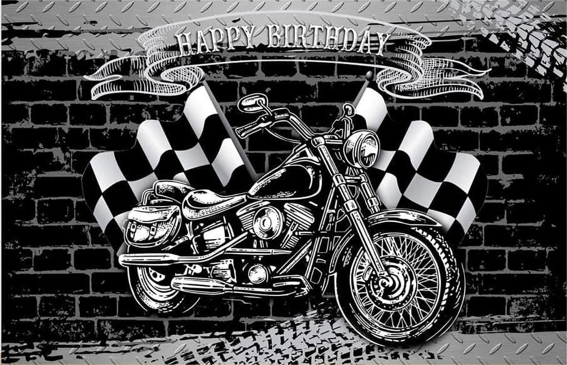 Motorcycle Backdrop Vintage Retro Motorbike Background for Photography ...