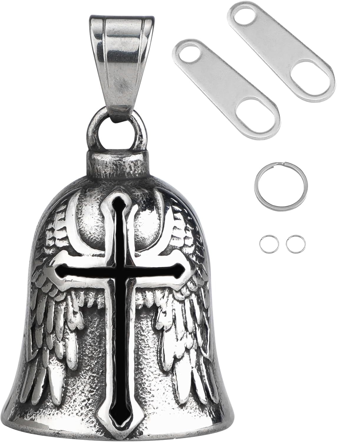 Motorcycle Bell Guardian Angel - Good Luck Keychain & Drive Safe ...