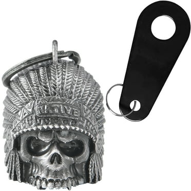 Motorcycle Bell for Bikers Women Men W/ Hanger, Biker Bell for Riders ...