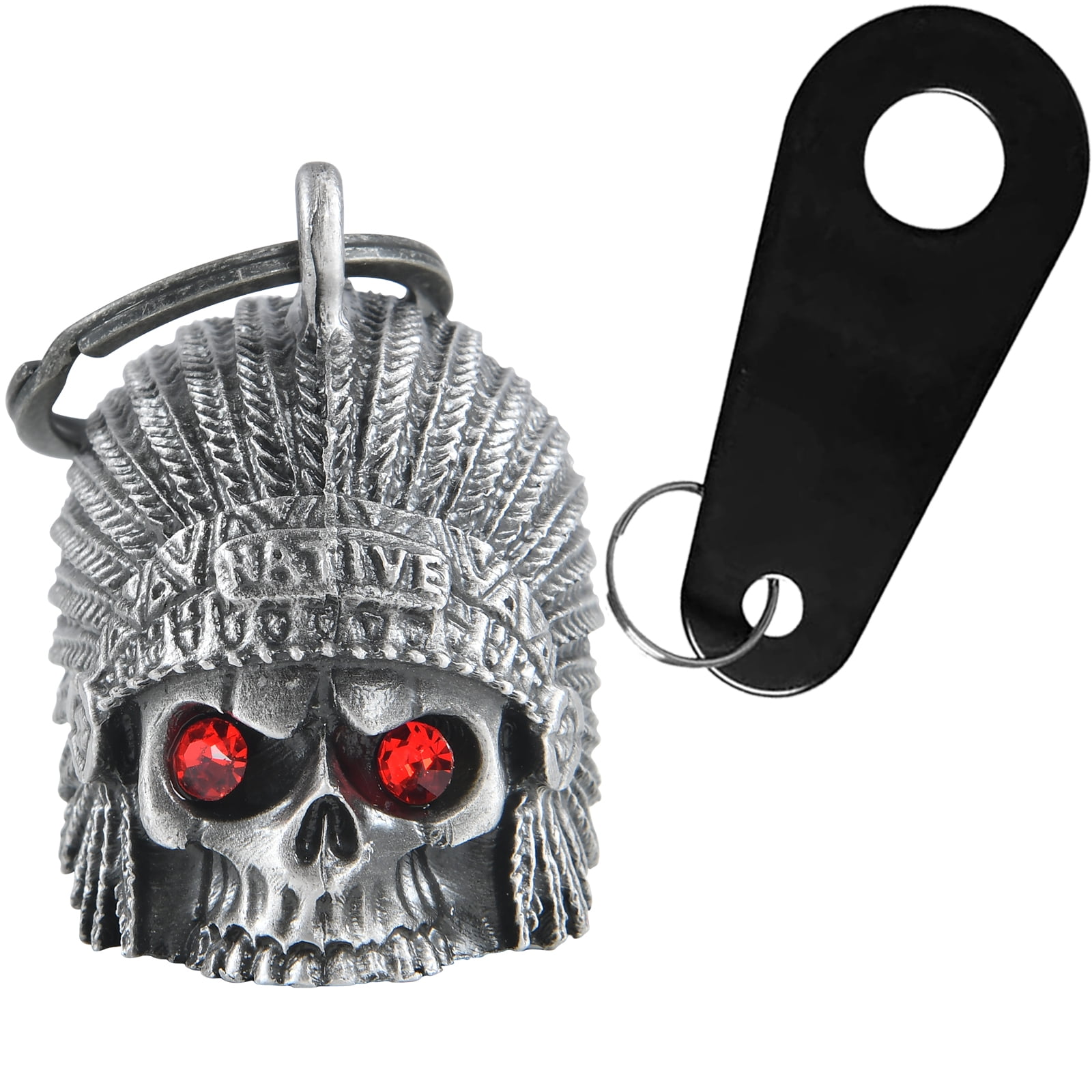 Motorcycle Bell for Bikers Women Men W/ Hanger, Biker Bell for Riders ...