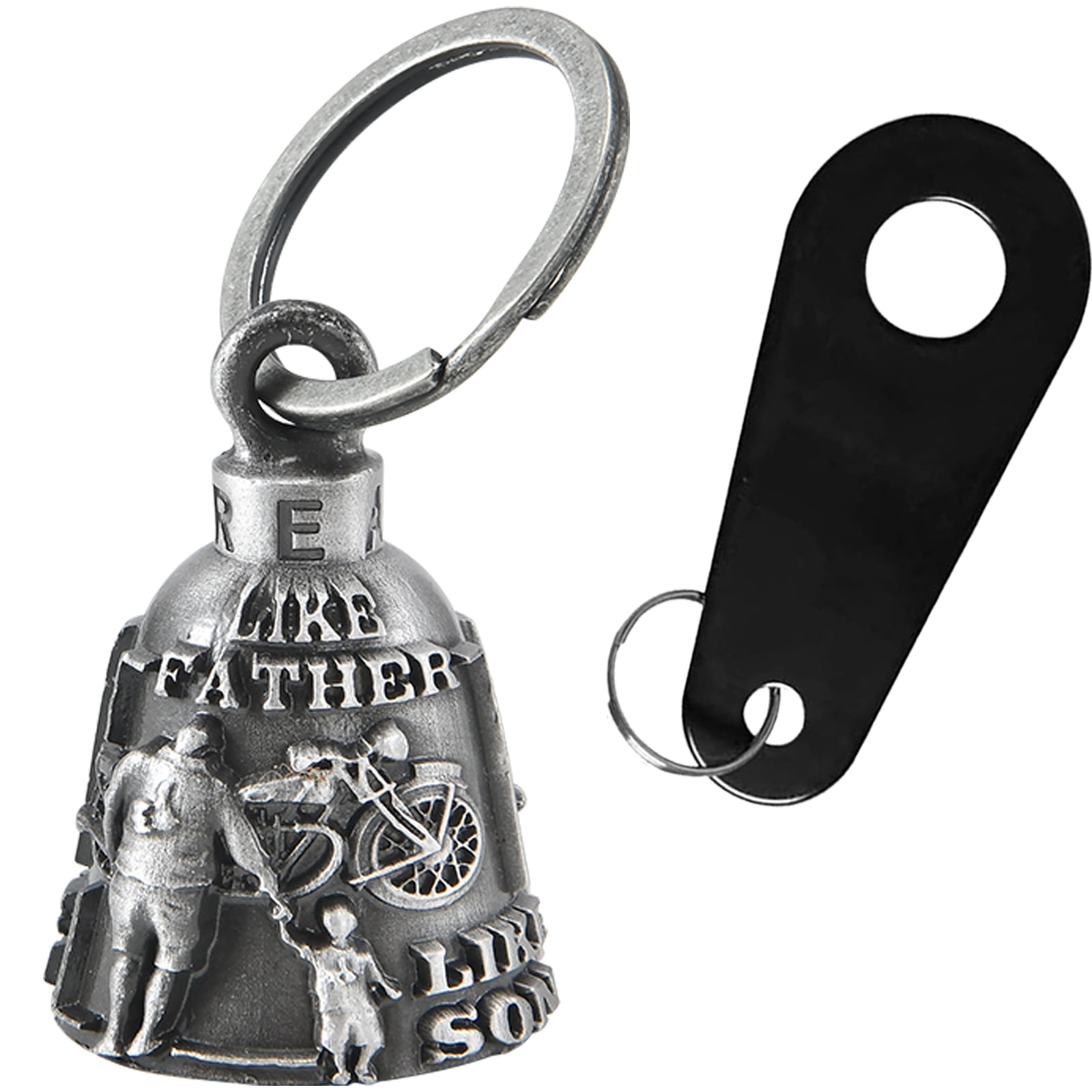 Motorcycle Bell for Bikers Women Men W/ Hanger, Biker Bell for Riders ...