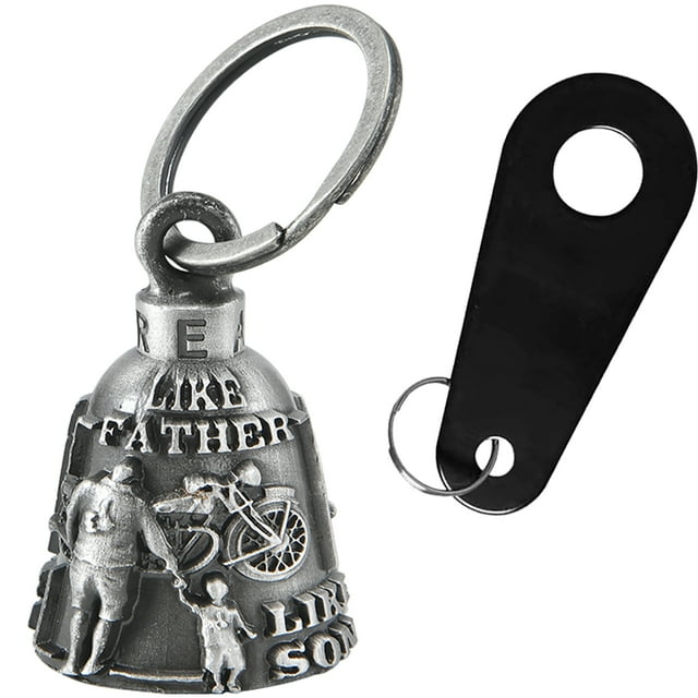 Motorcycle Bell for Bikers Women Men W/ Hanger, Biker Bell for Riders ...