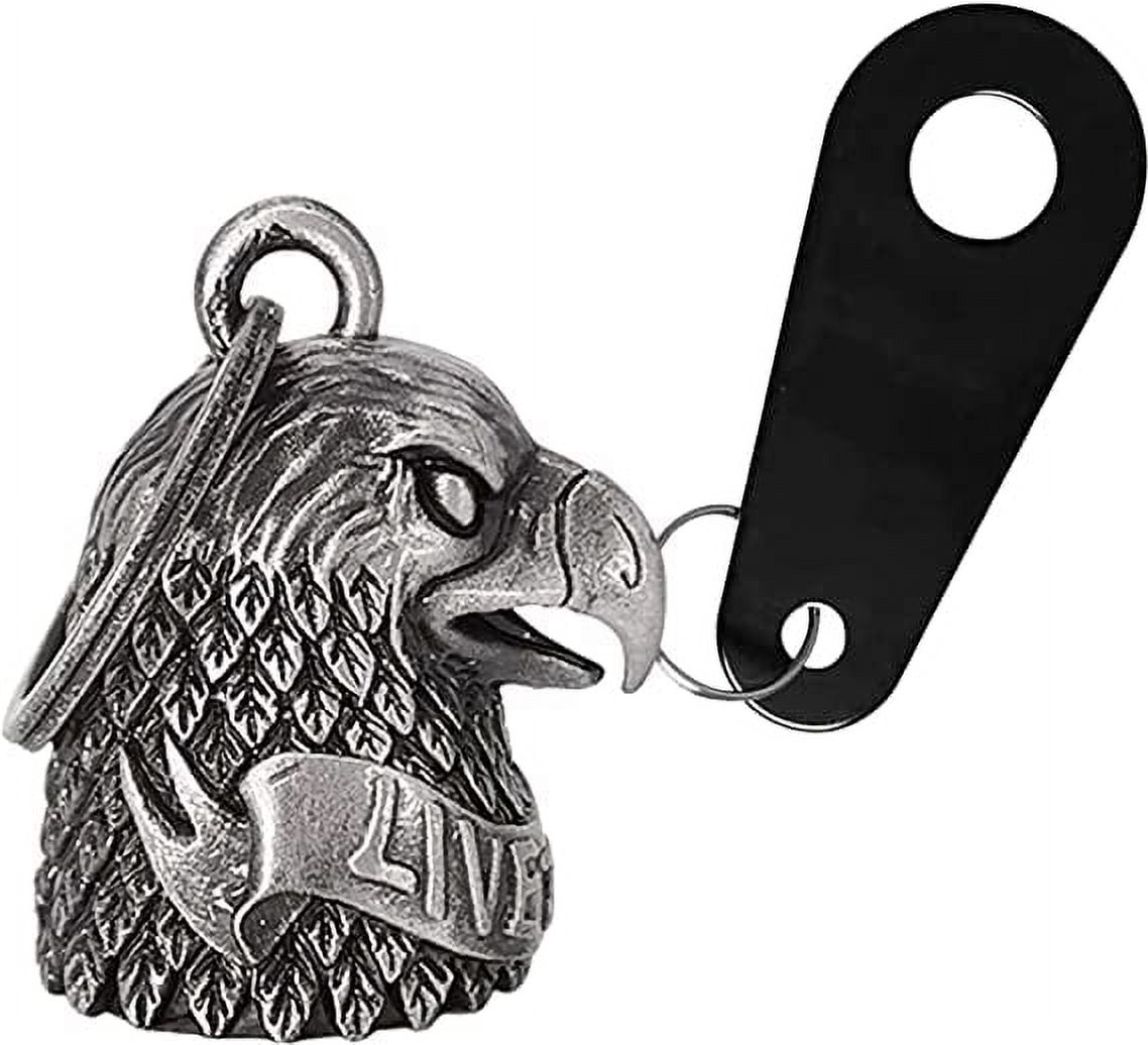 Motorcycle Bell for Bikers Women Men W/ Hanger, Biker Bell for Riders ...