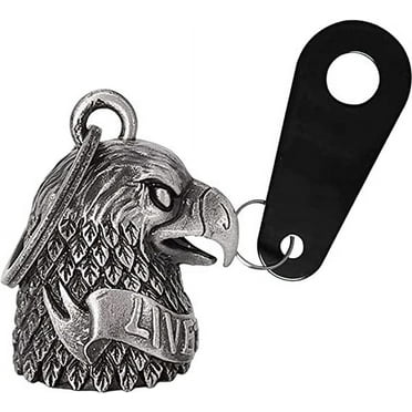 Motorcycle Bell for Bikers Women Men W/ Hanger, Biker Bell for Riders ...