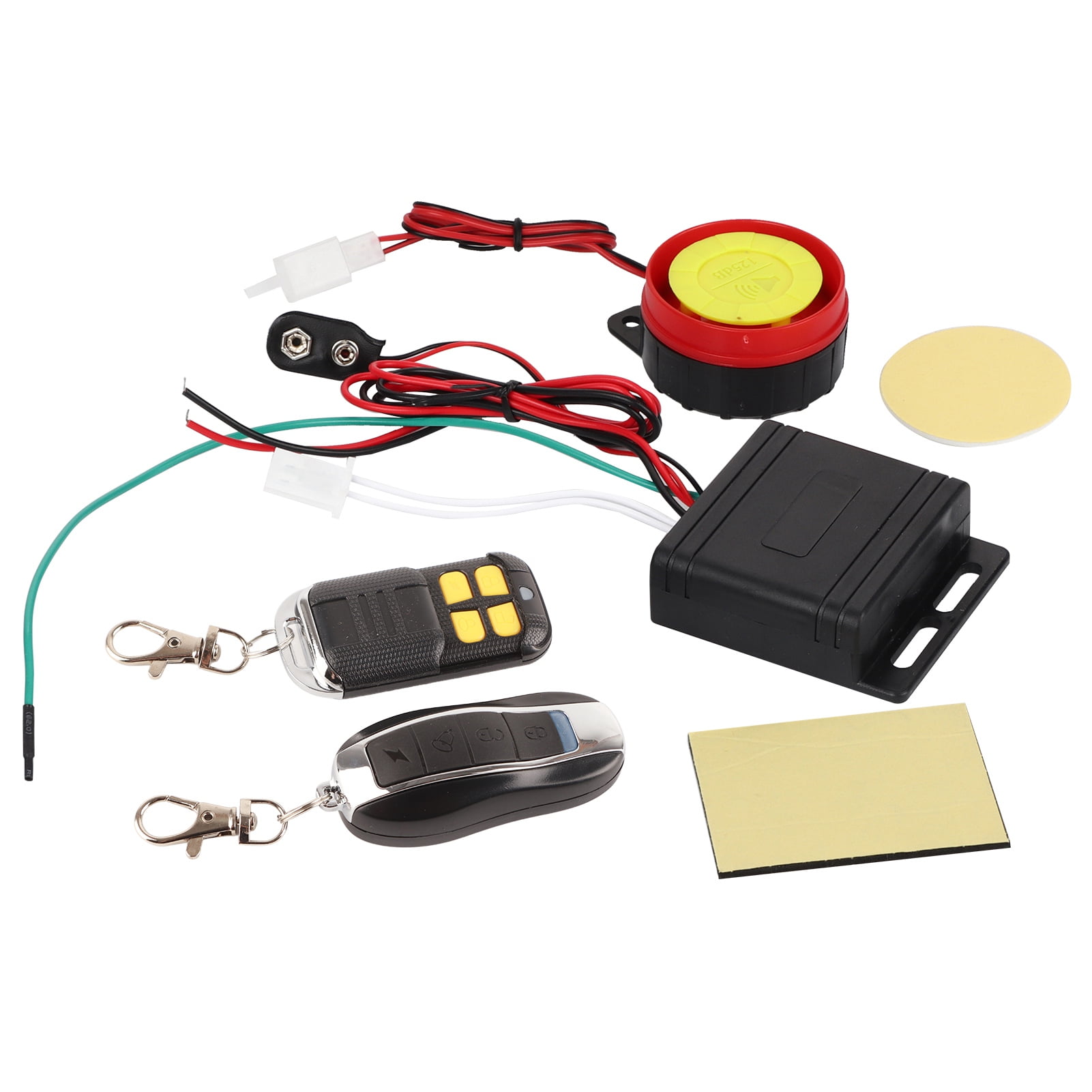 Motorcycle Bike Anti Theft Security Alarm System Remote Control 12V ...